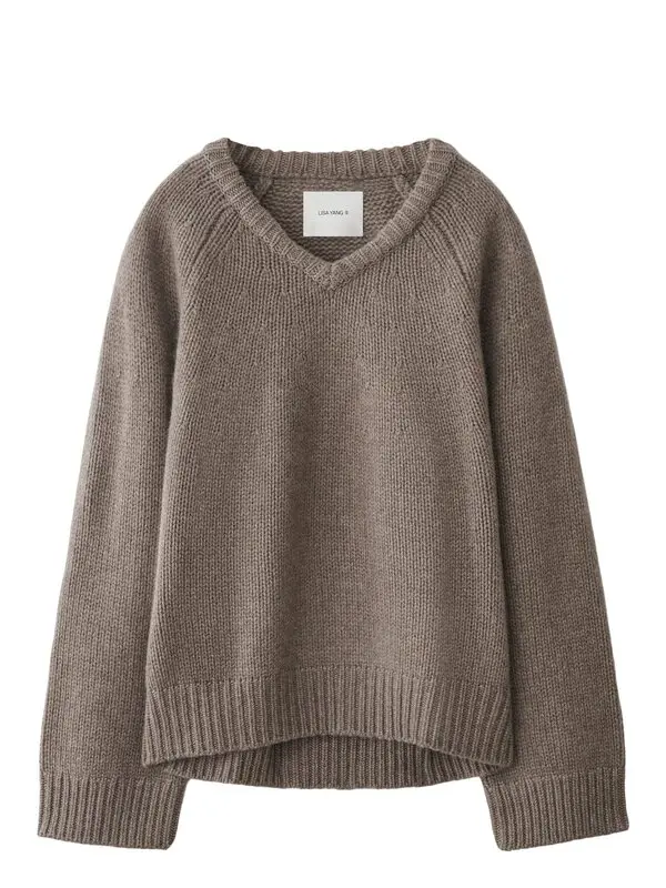 LISA YANG STORE The Oia Sweater - Truffle