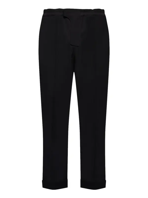Balmain Wool Trousers - Black