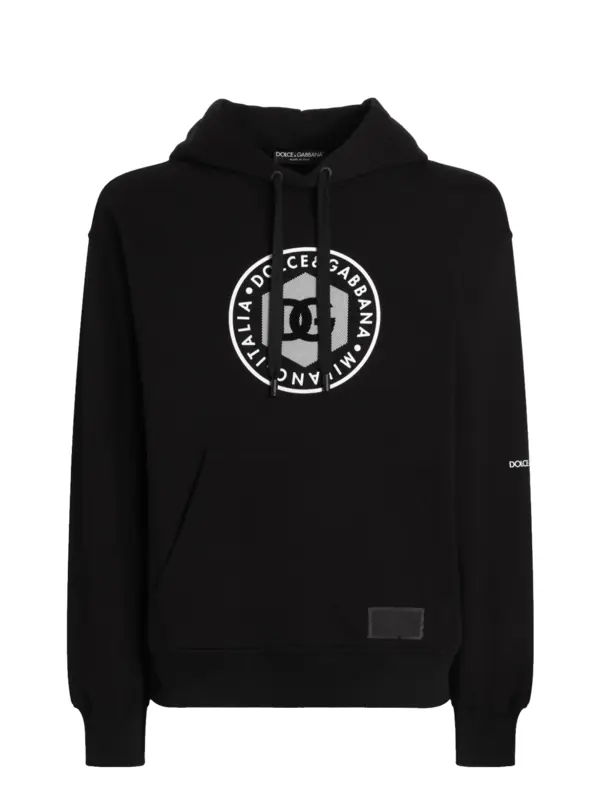 Dolce & Gabbana Logo-print Hoodie - Black