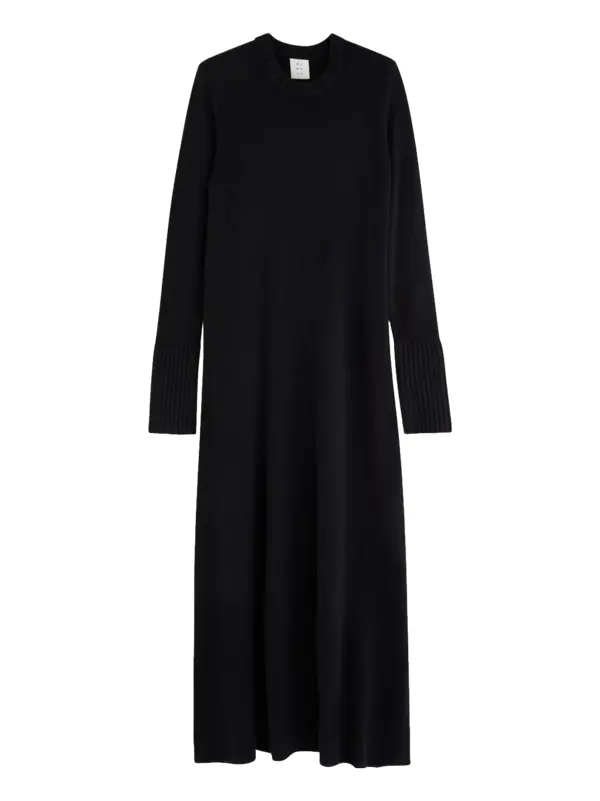 Almada Label Farai Wool-blend Jumper Dress - Black