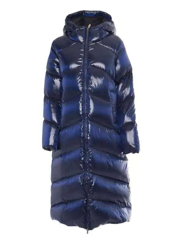 K-WAY Neivel Crystal Chintz Thermo Down Jacket - Blue