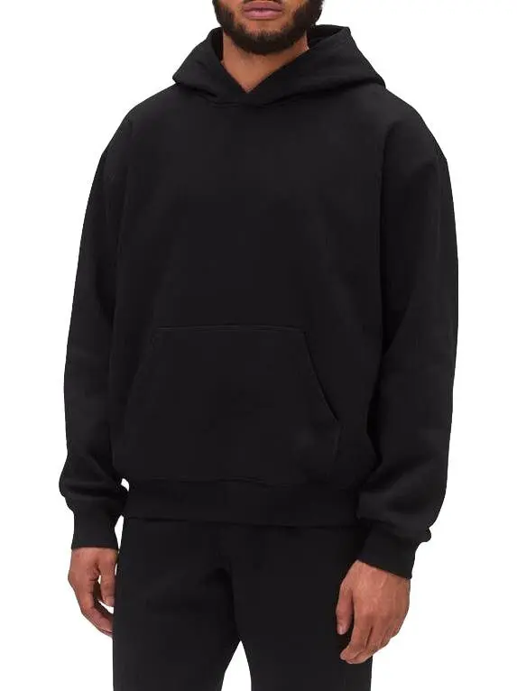 Reigning Champ 97 Midweight Cotton-blend Fleece Hoodie - Black