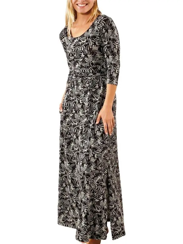 UV SKINZ Scoop Neck Maxi Dress - Shadow Shells