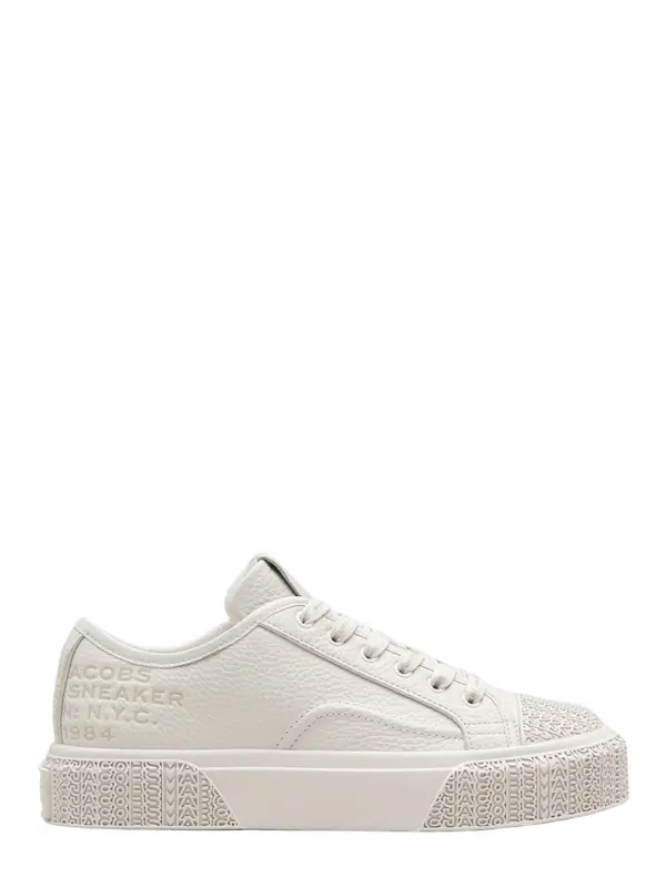 Marc Jacobs Leather Low-top Sneakers - Cotton White