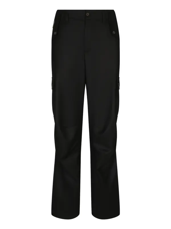 Dolce & Gabbana Flannel Cargo Pants - Black