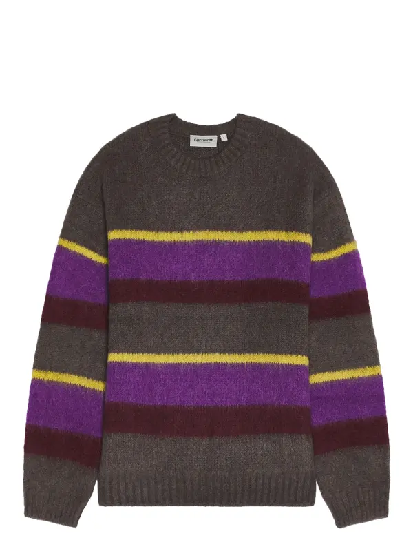 Carhartt Work In Progress Merton Sweater - Sundling Stripe & Aura