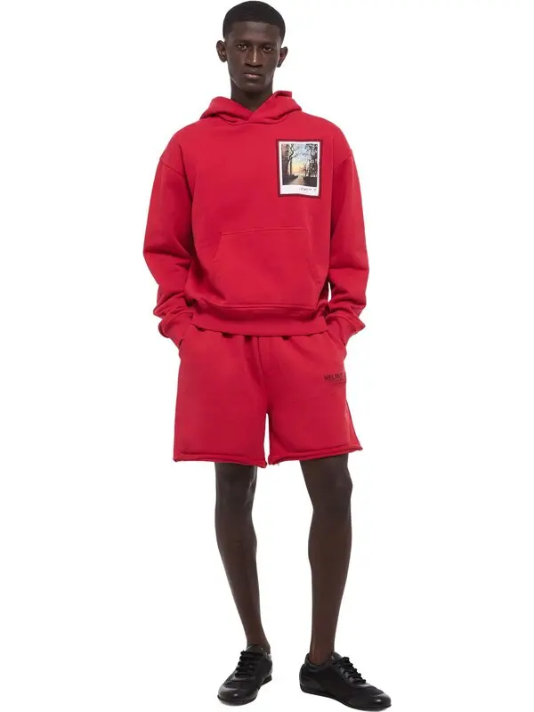 Helmut Lang Postcard River Hoodie - Bordeaux