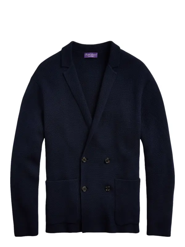 Ralph Lauren Double-breasted Cardigan - Blue