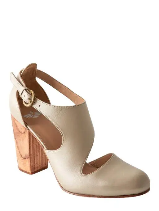 FORTRESS Luna Naya Asymmetric Cutout Pump - Champagne