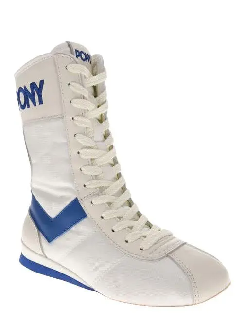PONY Ko-80 High Archive Sneakers - White/royal