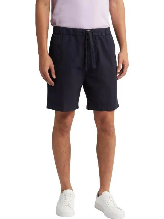 Hugo Boss Kenosh Stretch Cotton Shorts - Dark Blue