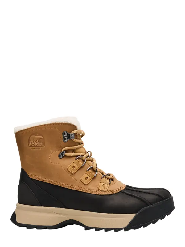 Sorel Scout 87 Lux Waterproof Boots - Caribou Buff, Black