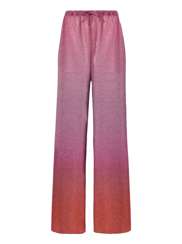 Oseree Lumière Lamé Wide-leg Pants - Multicoloured