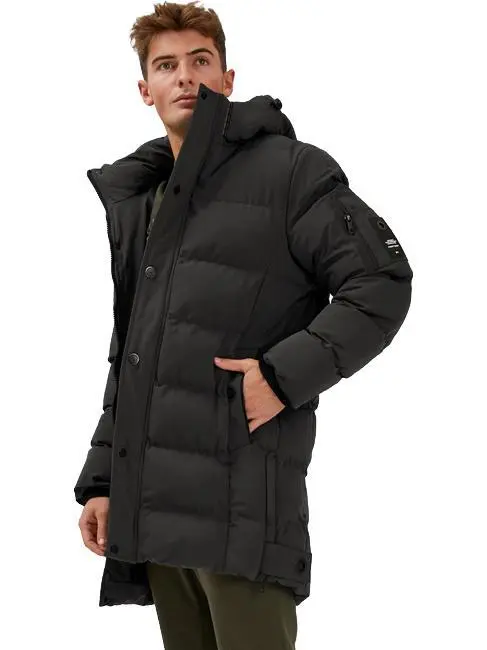 POINT ZERO Long Puffer - Black