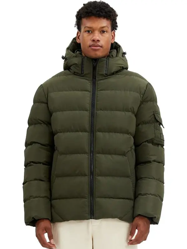 POINT ZERO Avalanche Quilted Puffer Jacket - Leek