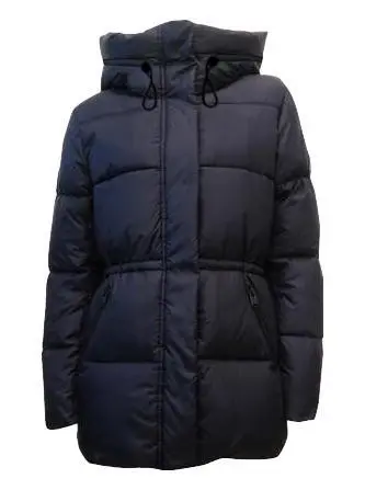 POINT ZERO Mid-length Puffer Jacket - Navy