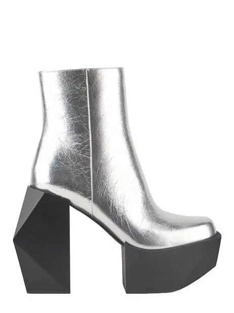 United Nude Stage Platform Boots - Silver
