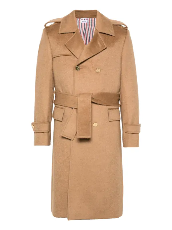 Thom Browne Double-breasted Coat - Brown