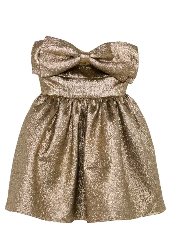 Self-portrait Gold Mini Dresses Women | Editorialist