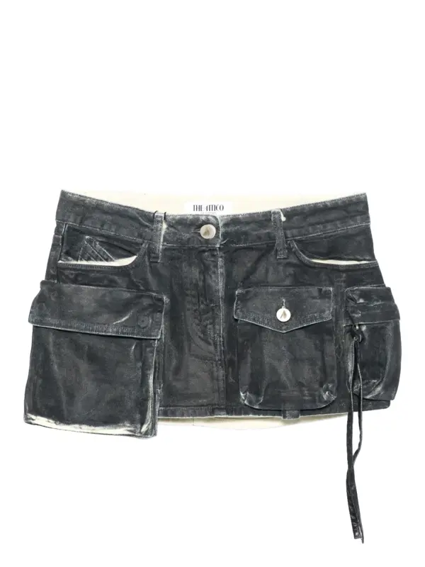 Attico Fay Mini Skirt - Blue