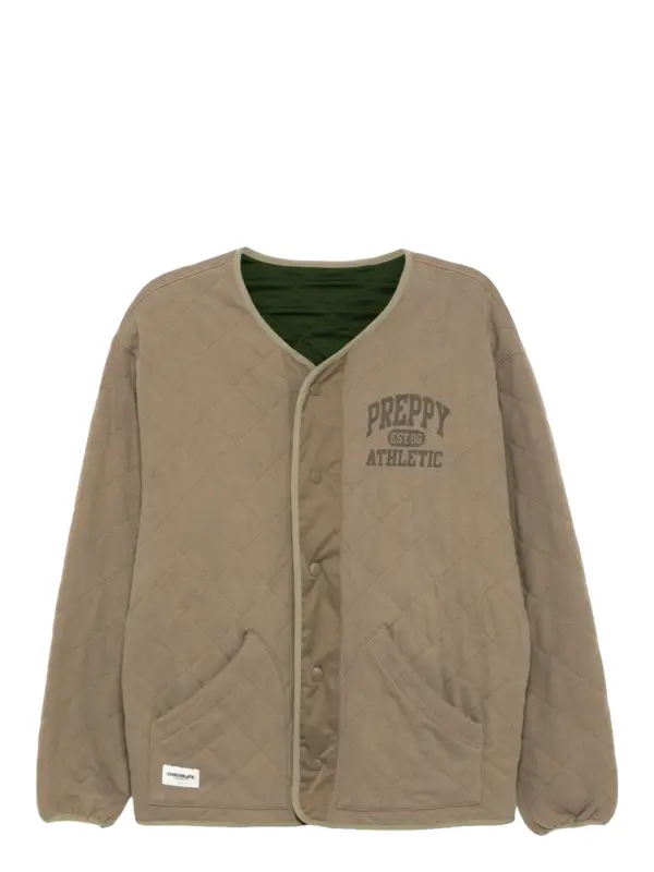 CHOCOOLATE Quilted Athletic Jacket - Brown