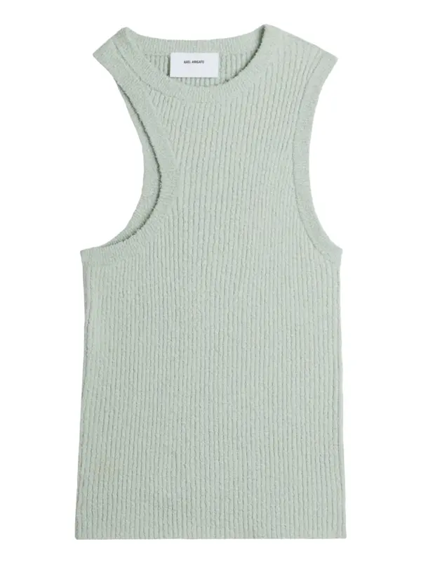 Axel Arigato Scoop Asymmetric Tank Top - Green