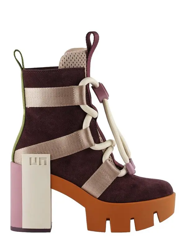 United Nude Grip Nomad Mid Platform Lug Bootie - Caramel Mix