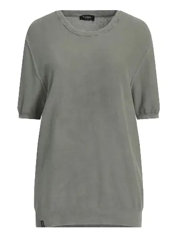 AROVESCIO Knitted Cotton Sweater - Green