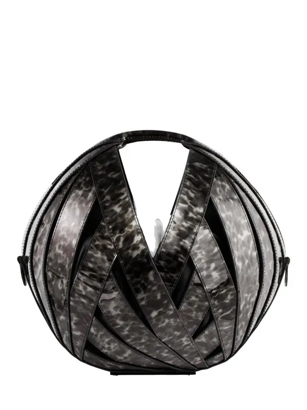 Perrin Le Panier Handbag - Ecaille Black