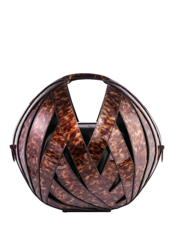 Perrin Le Panier Handbag - Ecaille Brown