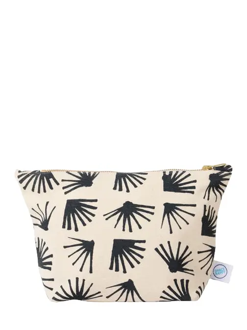 DANCE HAPPY Ginkgo Cosmetic Bag - Dark Slate