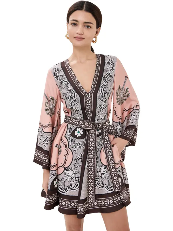 La DoubleJ Mini Magnifico Printed Dress - Mirage Placee