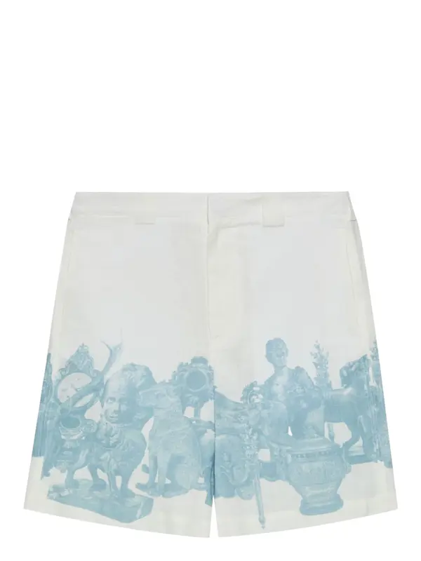 Givenchy Graphic-print Shorts - White