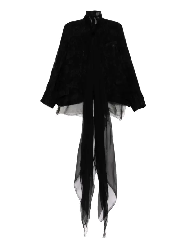 MARC LE BIHAN Embroidered Blazer - Black