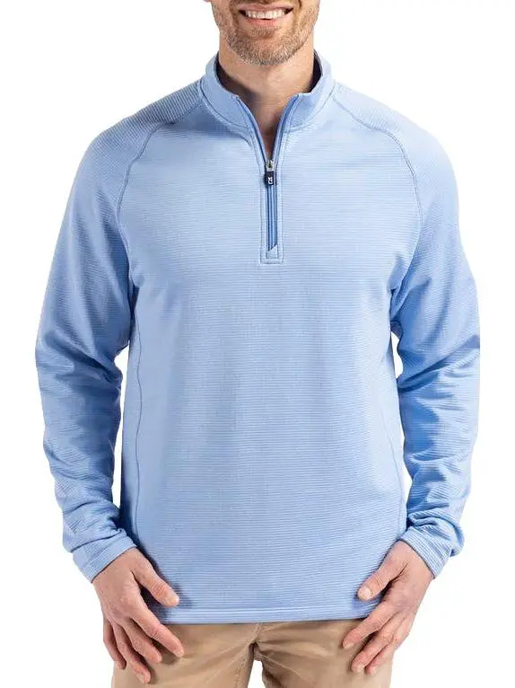 Cutter & Buck Peshastin Fleece Half Zip Pullover - Atlas Heather