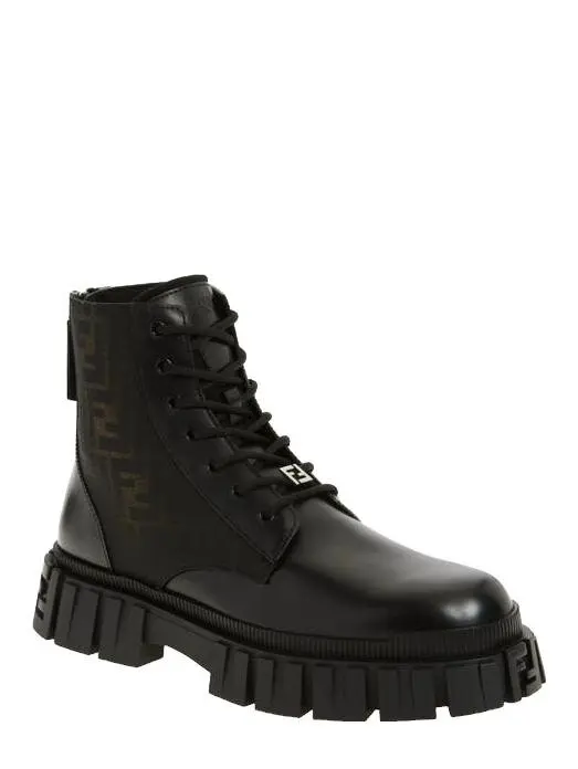 Fendi Force Biker Boot - Nero/ Tabbaco