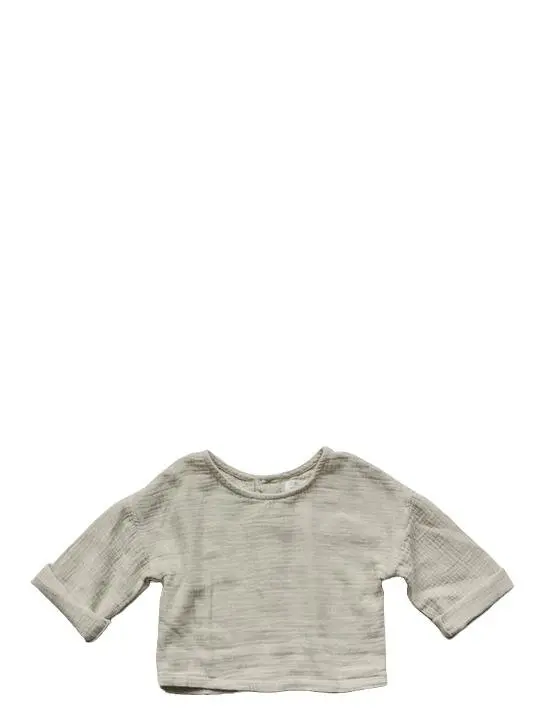 THE SIMPLE FOLK Button Back Top - Ecru