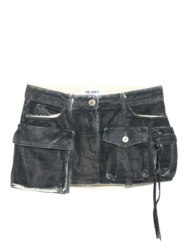 Attico Fay Mini Skirt - Blue