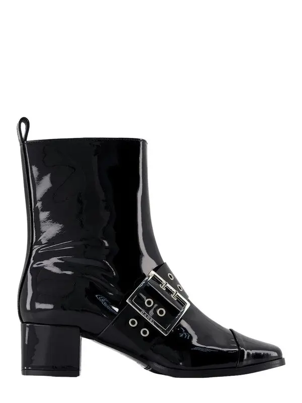 CAREL Rock Buckle Boots - Black