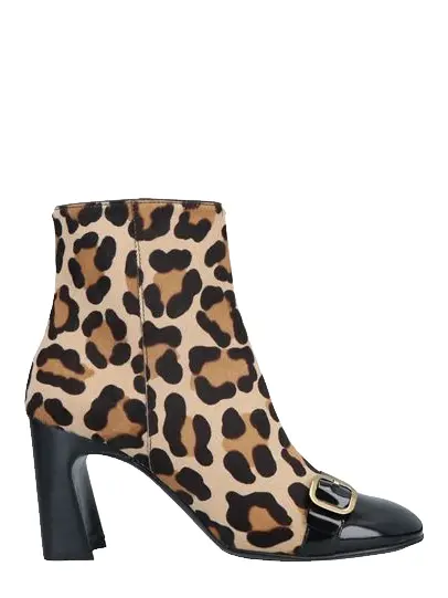 TOD'S Leather Ankle Boots - Beige