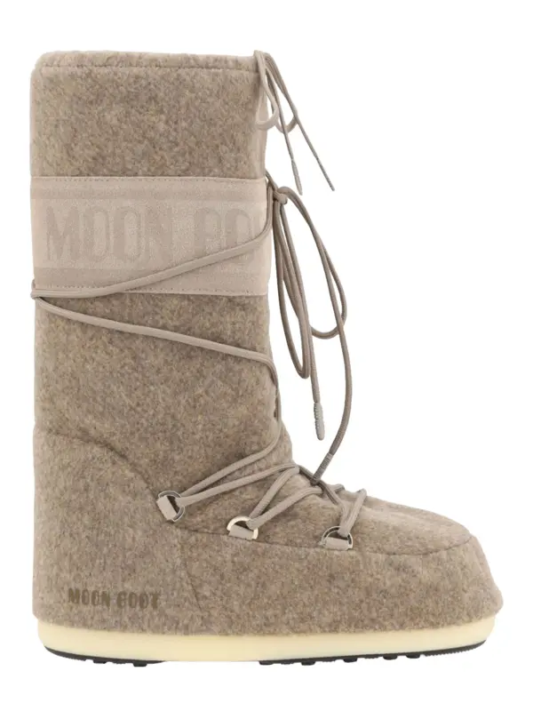 Moon Boot Icon Felt Boots - Neutrals