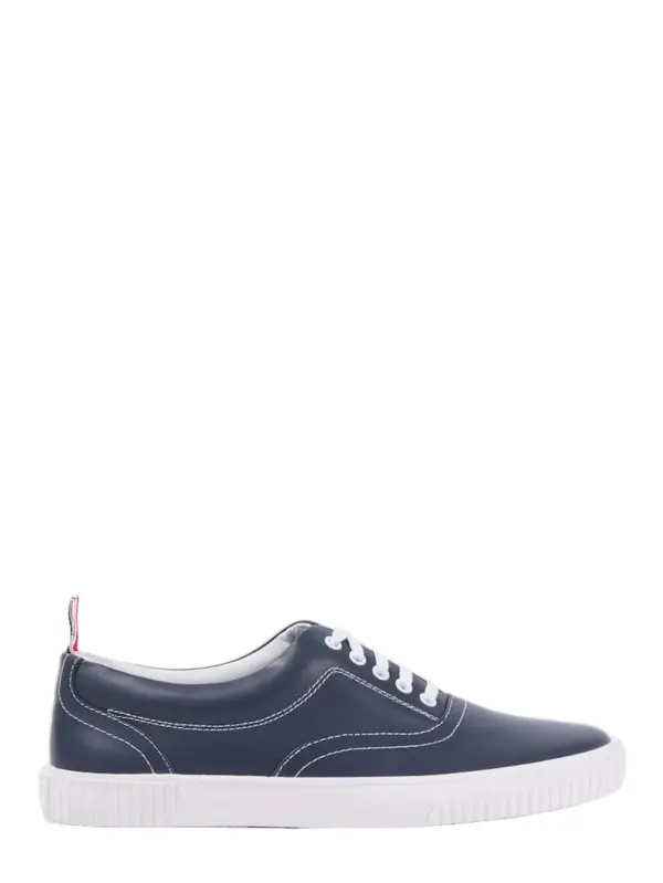 Thom Browne Heritage Leather Sneakers - Blue