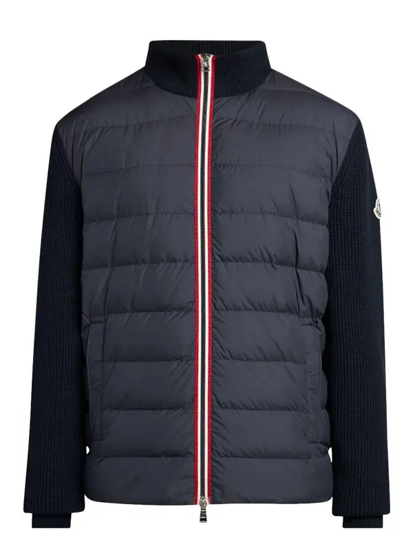 Moncler Down Knit Jacket - Blue