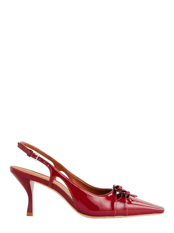 REFORMATION Noreen Slingback Pumps - Scarlet