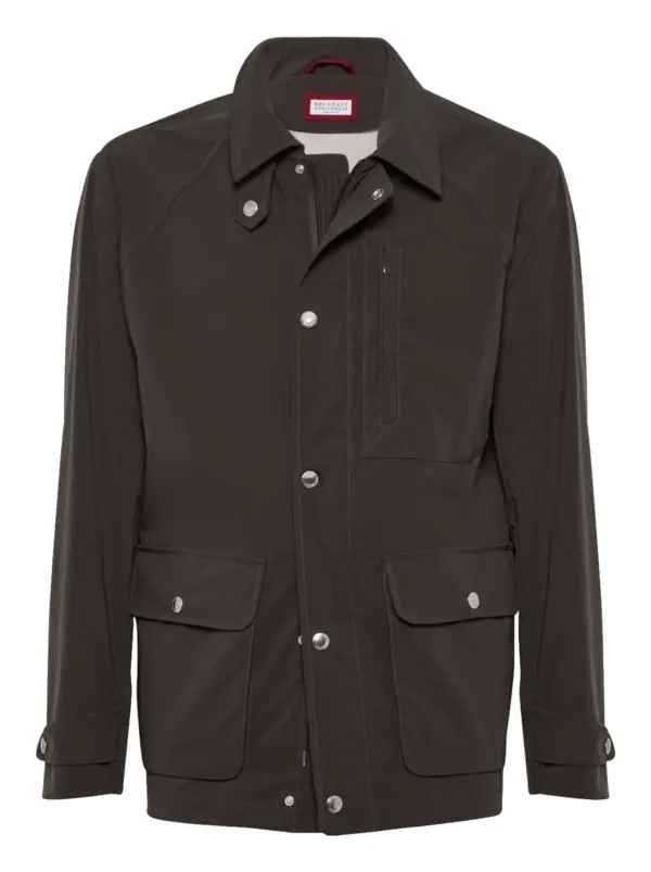 Brunello Cucinelli Raglan-sleeve Field Jacket - Brown