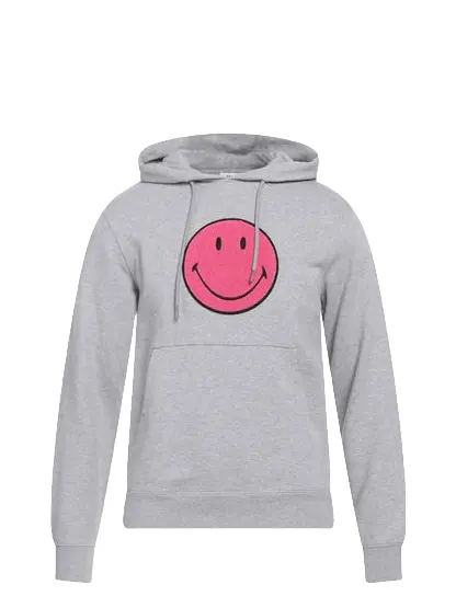 Sandro Solid Color Embellished Hooded Sweatshirt - Grey
