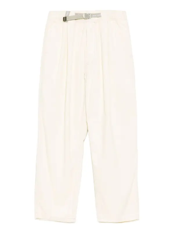 AND WANDER Corduroy Trousers - Neutrals