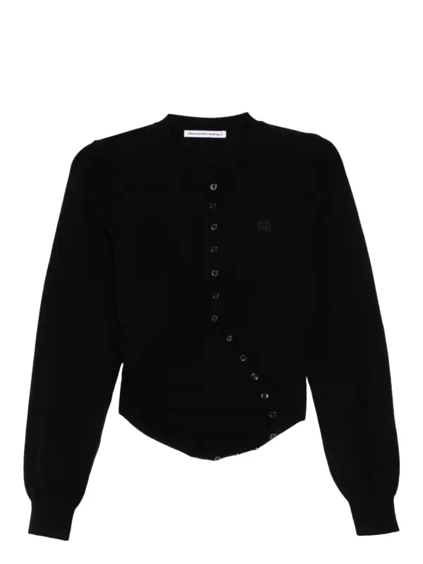 Alexander Wang Split-hem Top - Black