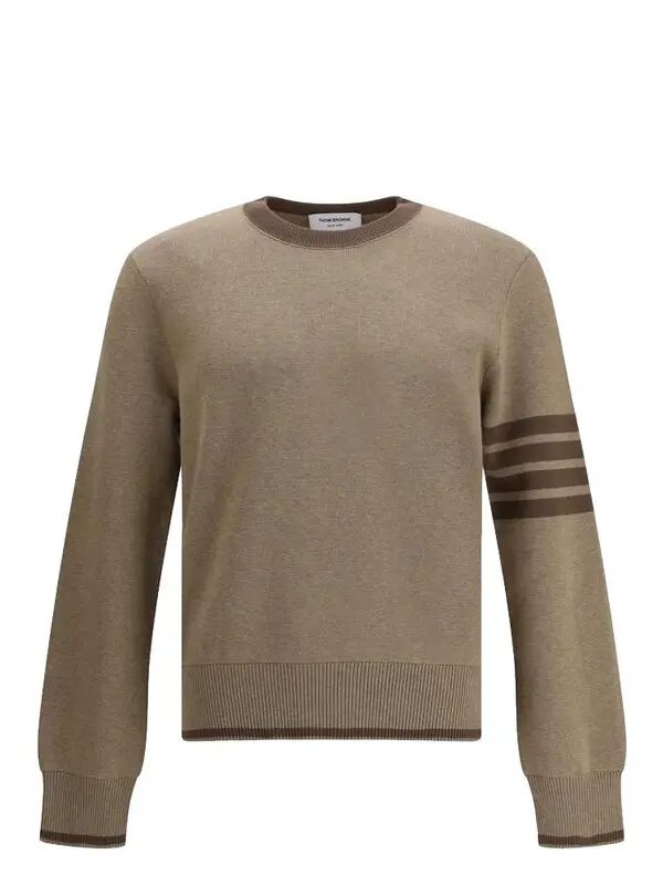 Thom Browne Cotton Sweater - Brown