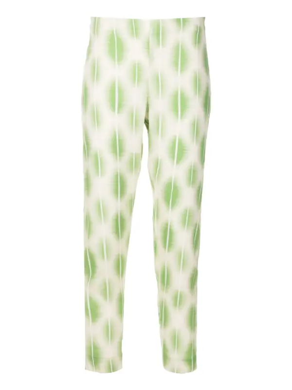 LENNY NIEMEYER Abstract-print Trousers - Green